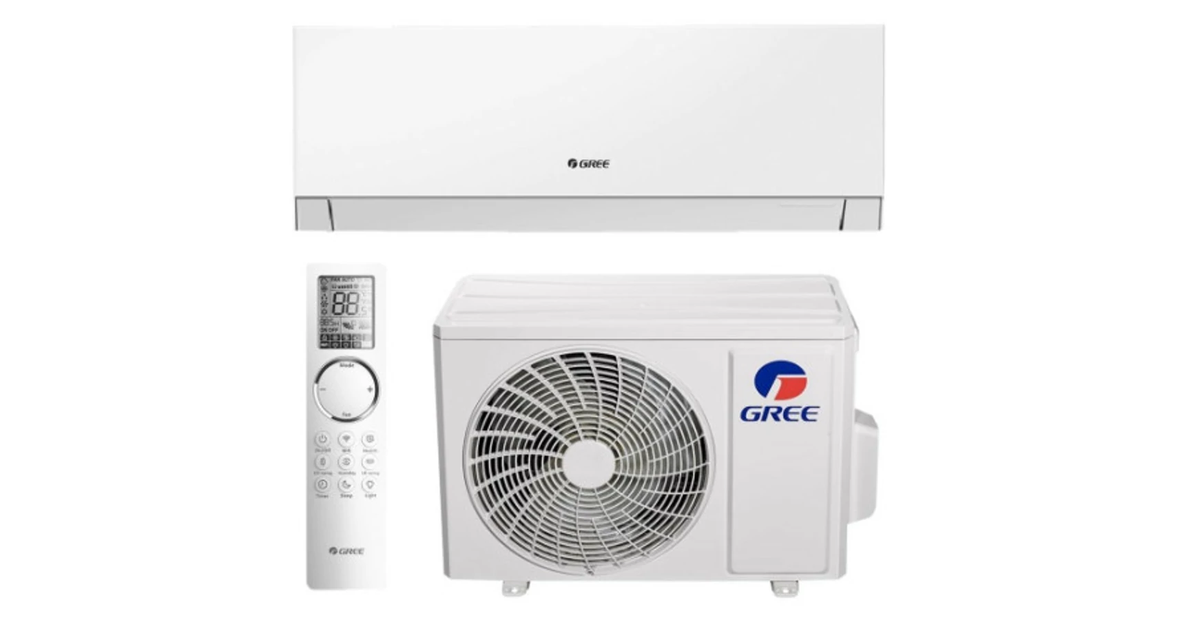 GREE SMART ONE 3,51 kW magasoldalfali split klíma GWH12AOCXB-K6DNA2C ...